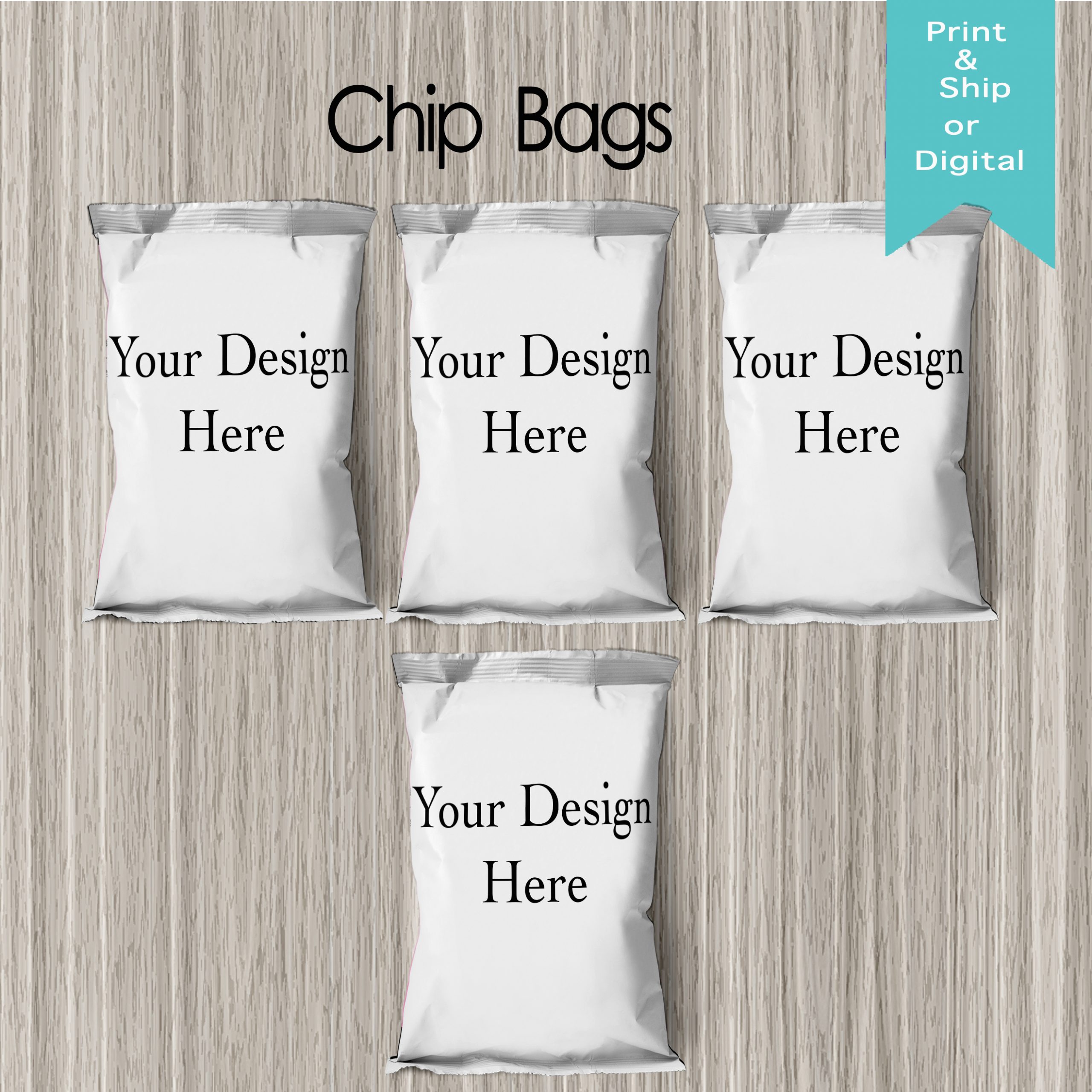 Custom Design Chip Bag Design – Crafted With Paper Designs