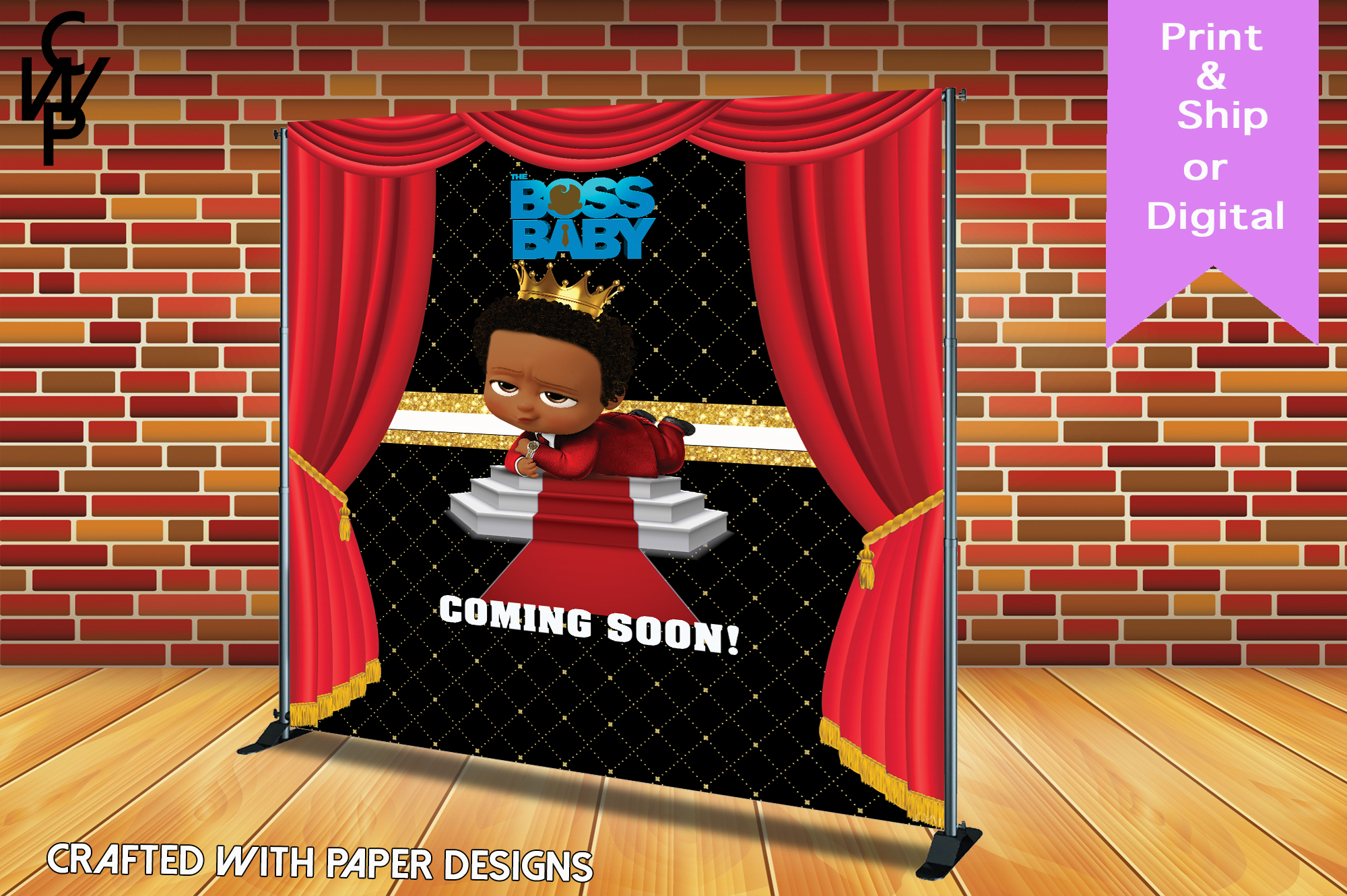 boss-baby-red-backdrop – Crafted With Paper Designs