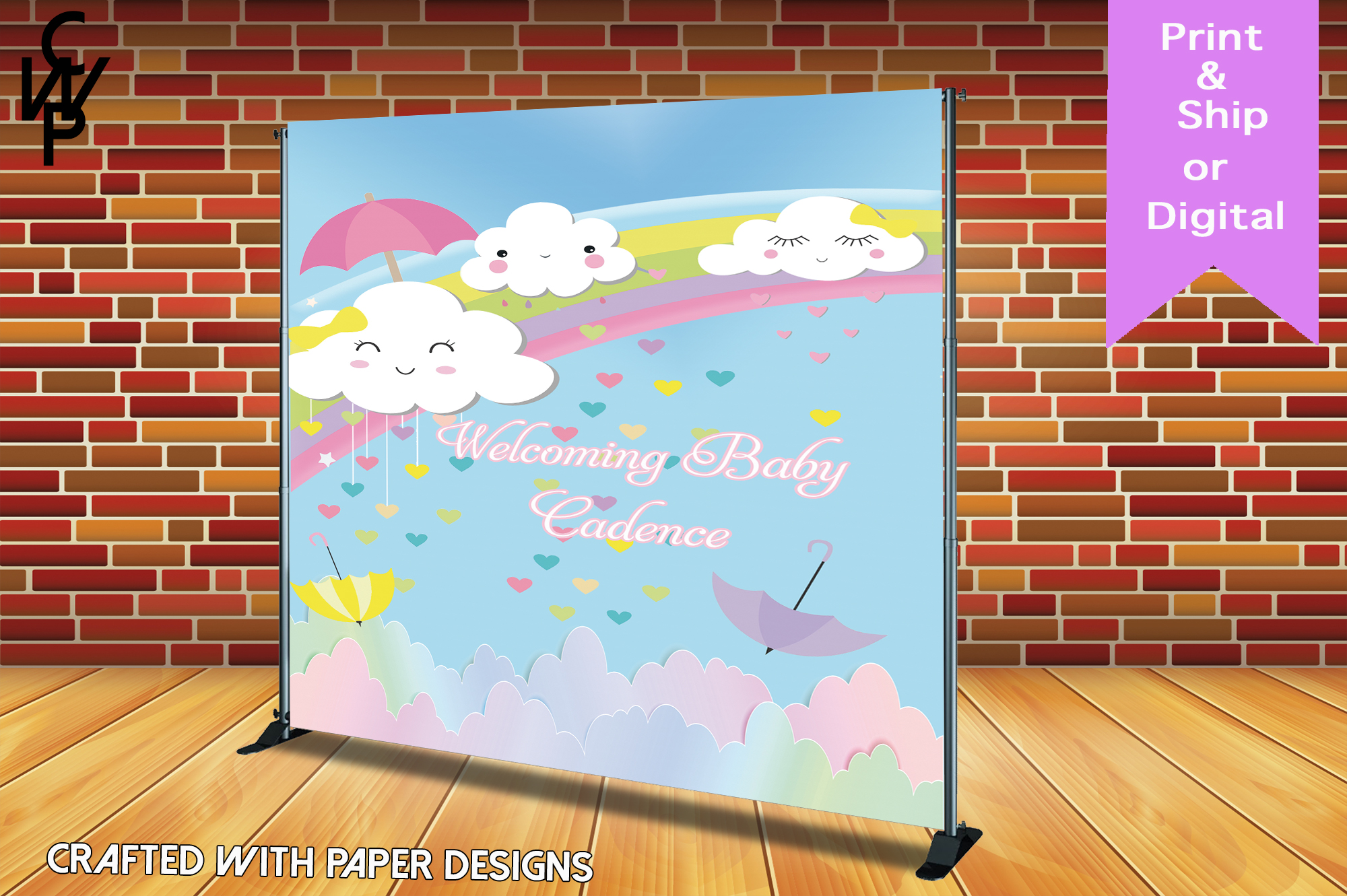 chuva-rainbow-baby-backdrop – Crafted With Paper Designs