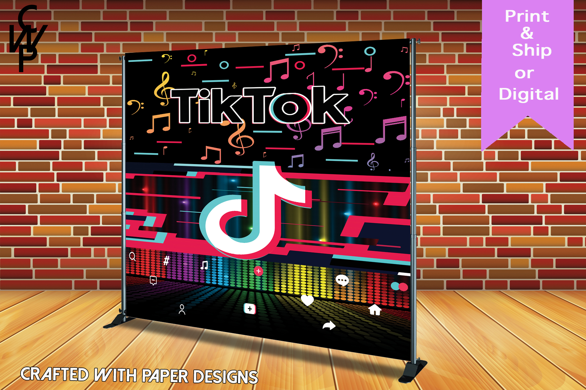tiktok-2-backdrop – Crafted With Paper Designs